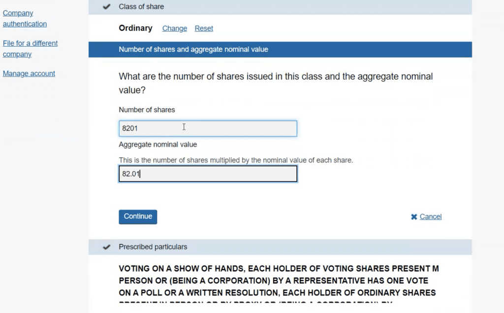 How to file an SH01 form: A step-by-step guide for UK companies