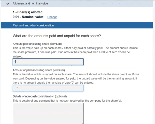 How to file an SH01 form: A step-by-step guide for UK companies