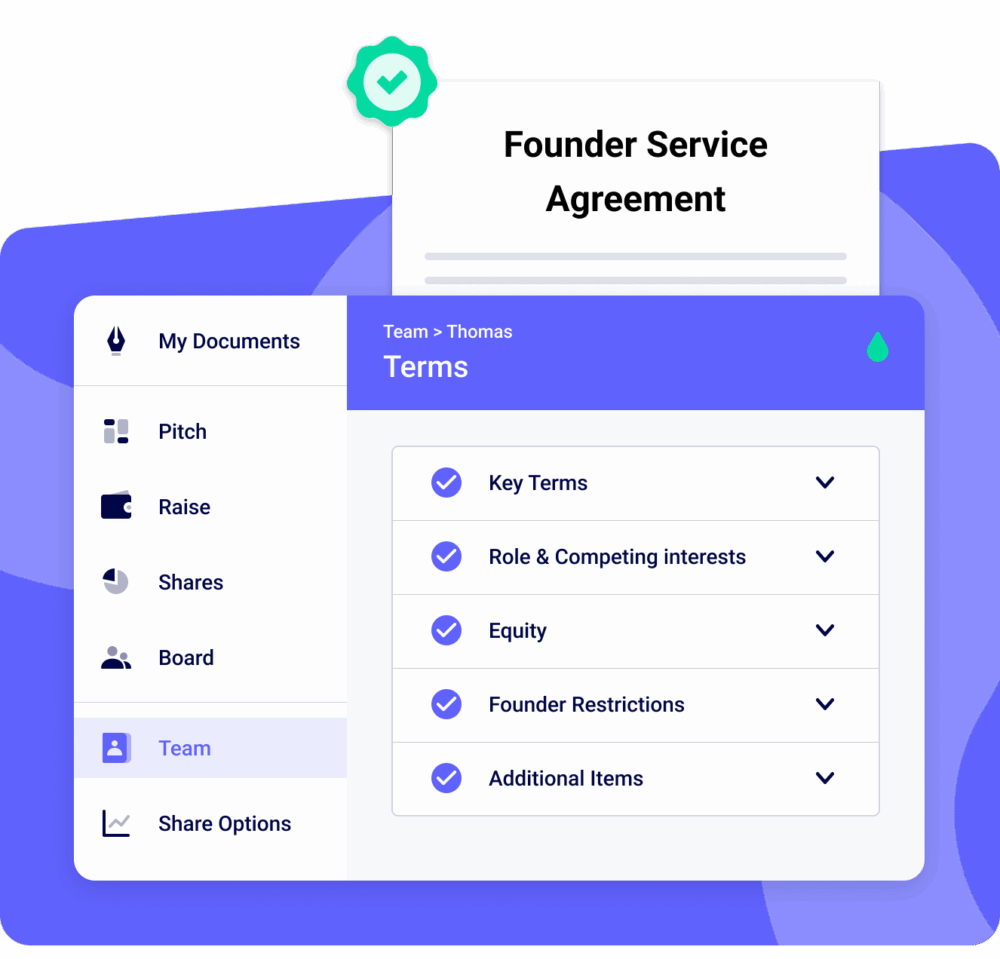 Founder & Co-founder Agreements & Founders Pledge | SeedLegals
