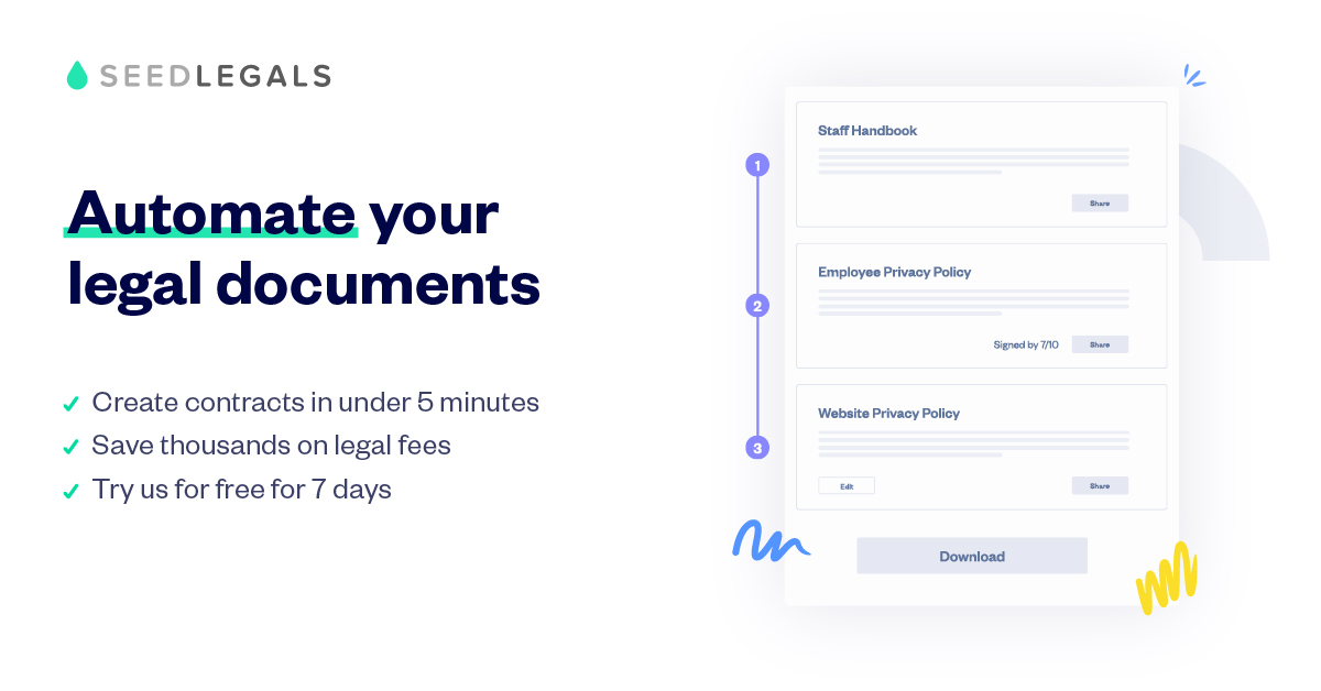 Free legal documents, forms and business contracts | SeedLegals