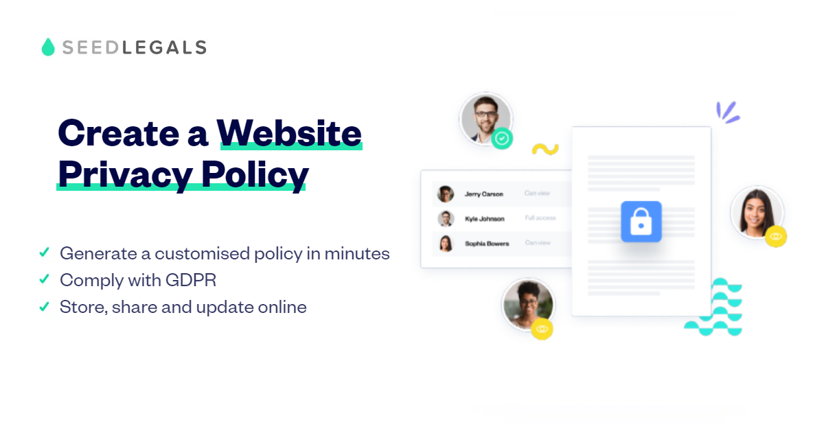 Website Privacy Policy: create yours in minutes | SeedLegals