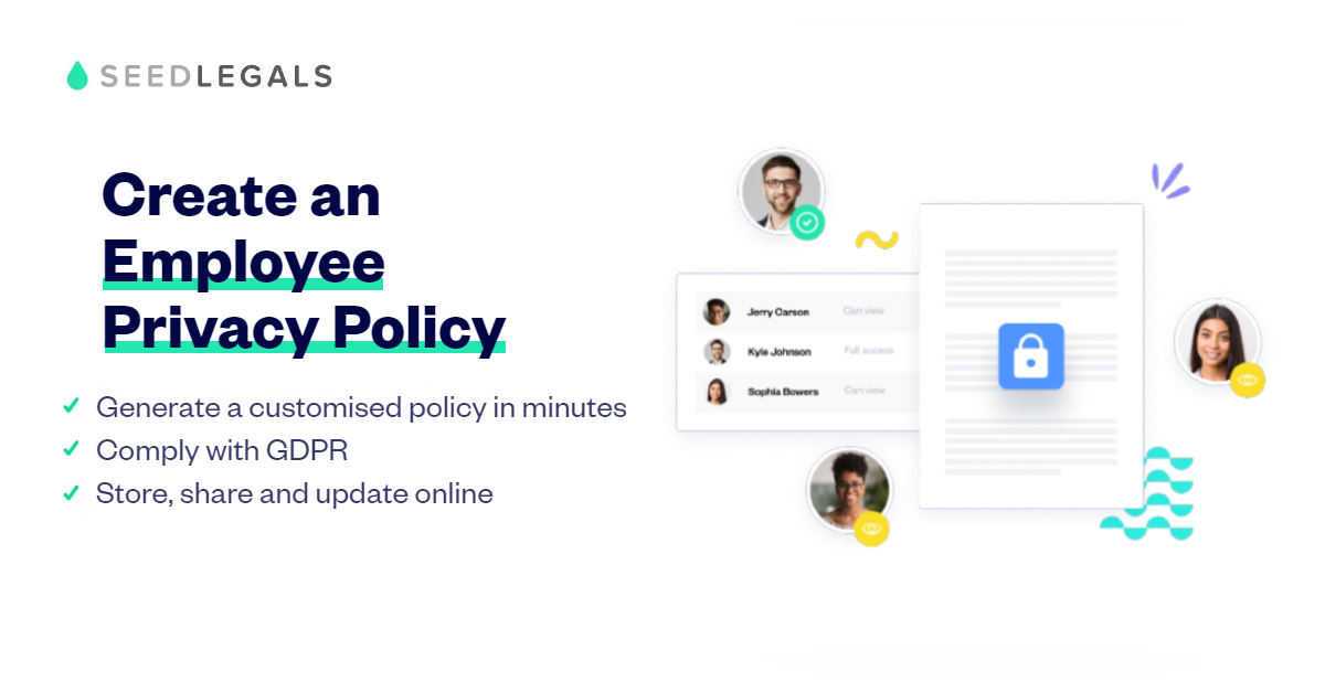 Employee Privacy Policy: create yours in minutes | SeedLegals