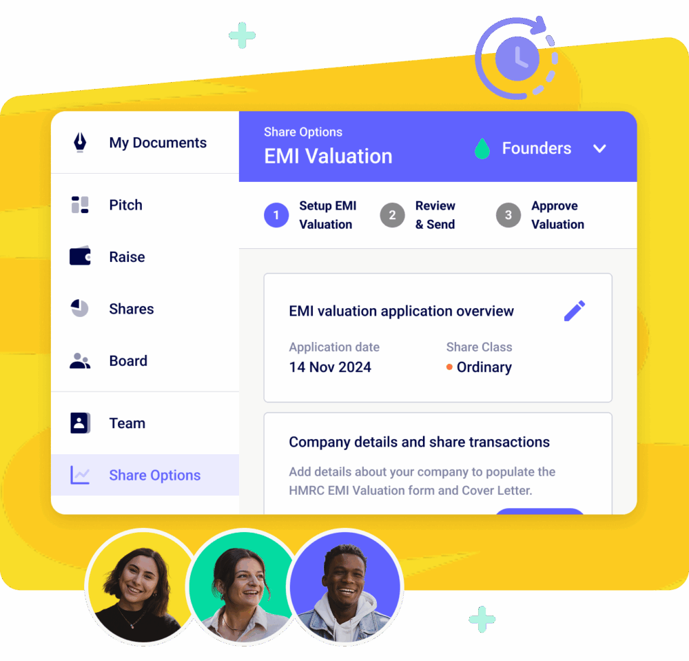 EMI Valuation - Build your report in minutes | SeedLegals