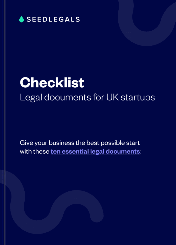 Checklist: essential legal documents for startups | SeedLegals