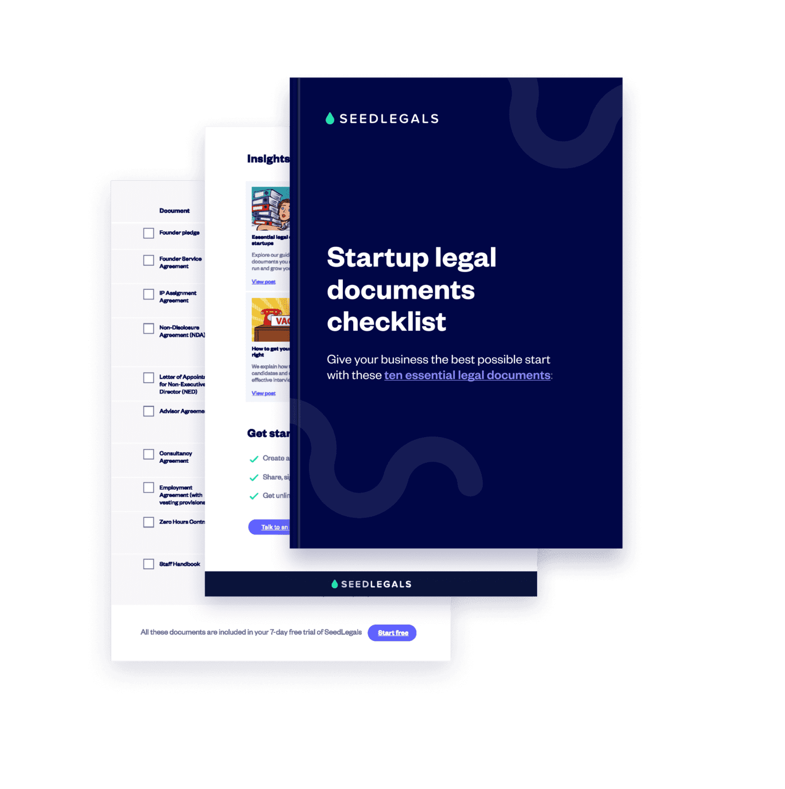 Checklist: essential legal documents for startups | SeedLegals