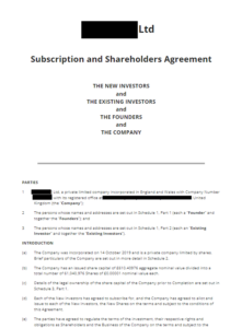 Shareholders Agreements: the complete guide for UK startups