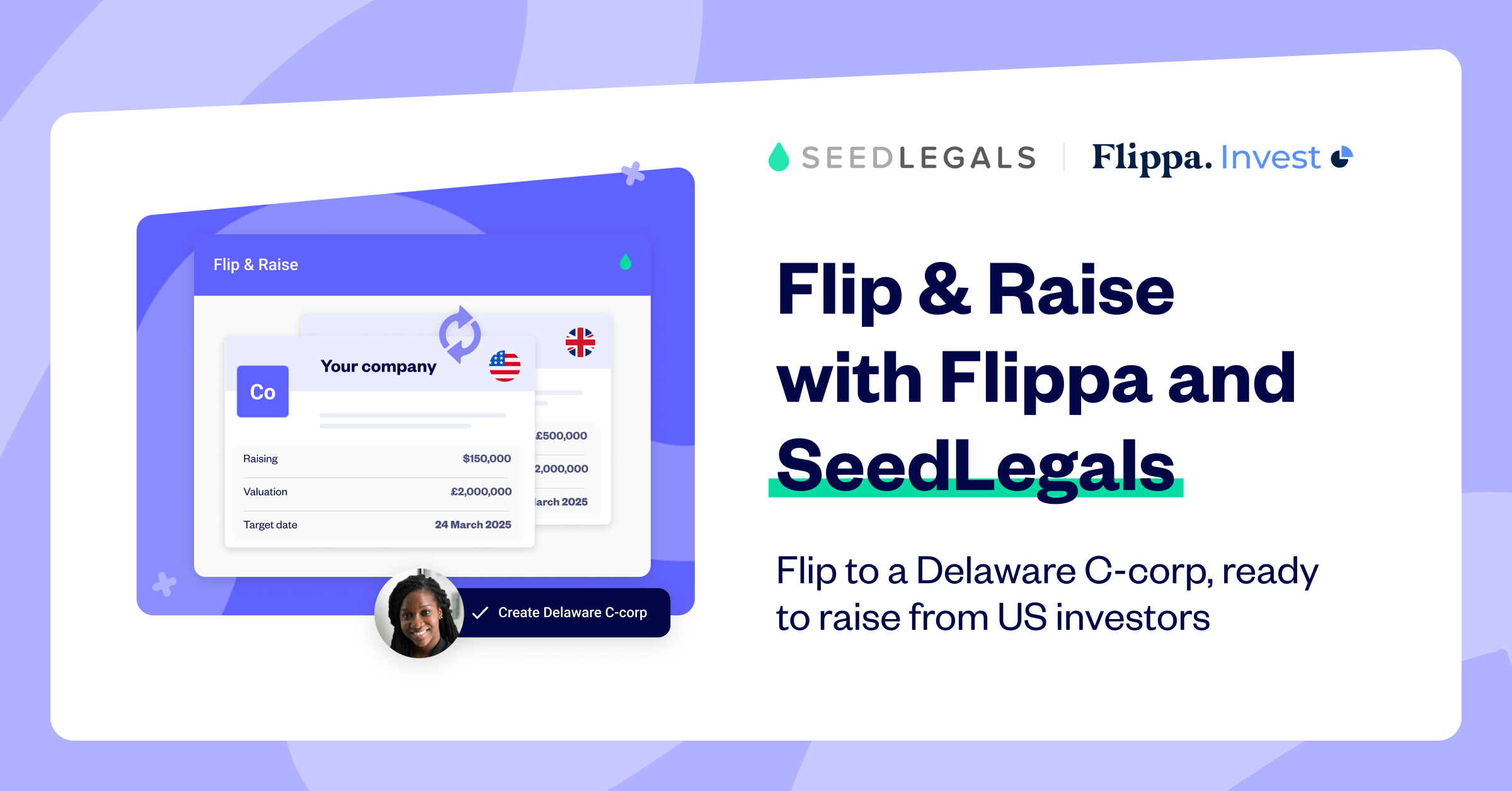 Flip & Raise with Flippa and SeedLegals